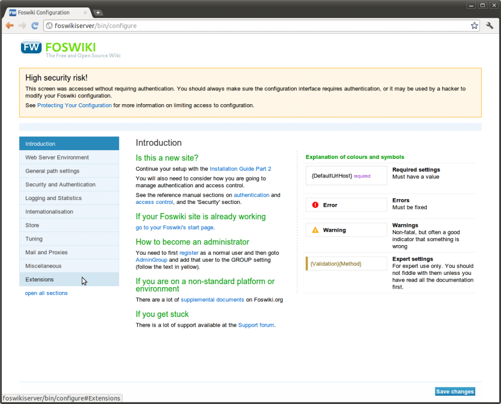 Install Foswiki on Ubuntu with Nginx – Sebastian Mogilowski's Blog